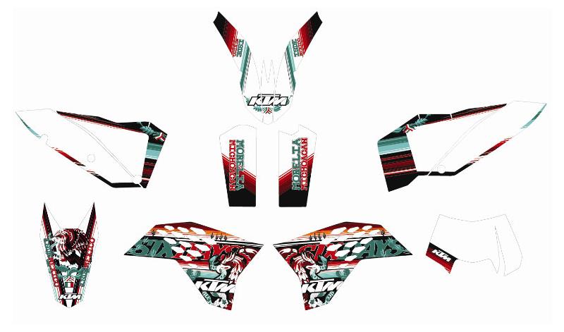 Mexico Six Days graphics kit - DMC Moto Birmingham